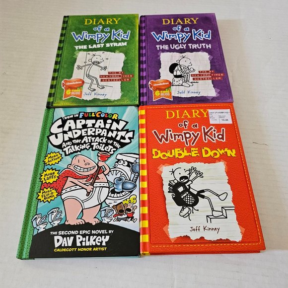 Amulet Books | Toys | Lot Bundle Kids Diary Of A Wimpy Kid Books Hard ...